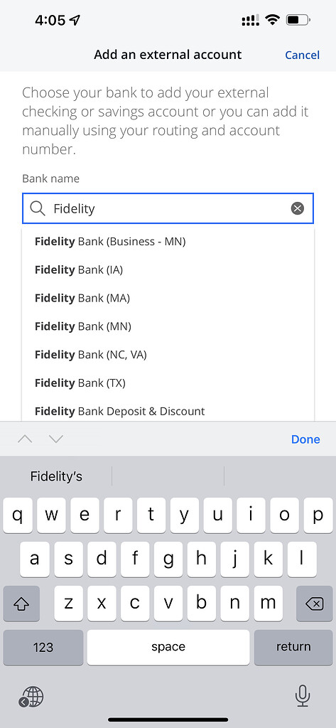 如何从 Chase ACH Push 到 Fidelity Brokerage 帐户 - 银行账户 - 美卡论坛