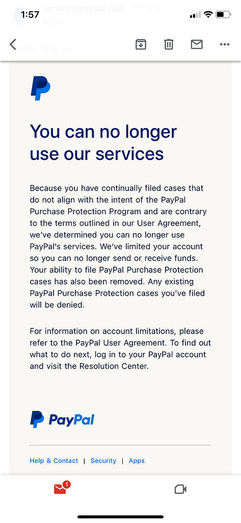 请大神看看 paypal被封了，怎么办？ - 玩卡 - 美卡论坛