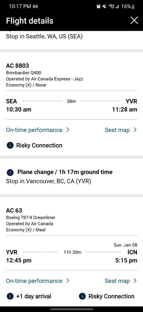 从纽约出发转 yvr 到icn 可否接回国航班？ - 疫情（已关闭） - 美卡论坛
