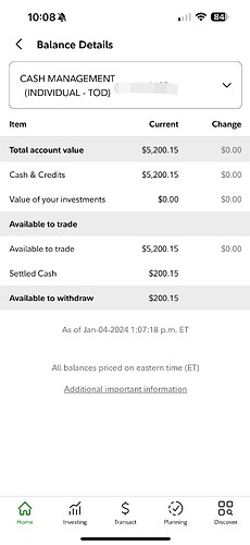 fidelity Cash management account balance - 银行账户 - 美卡论坛