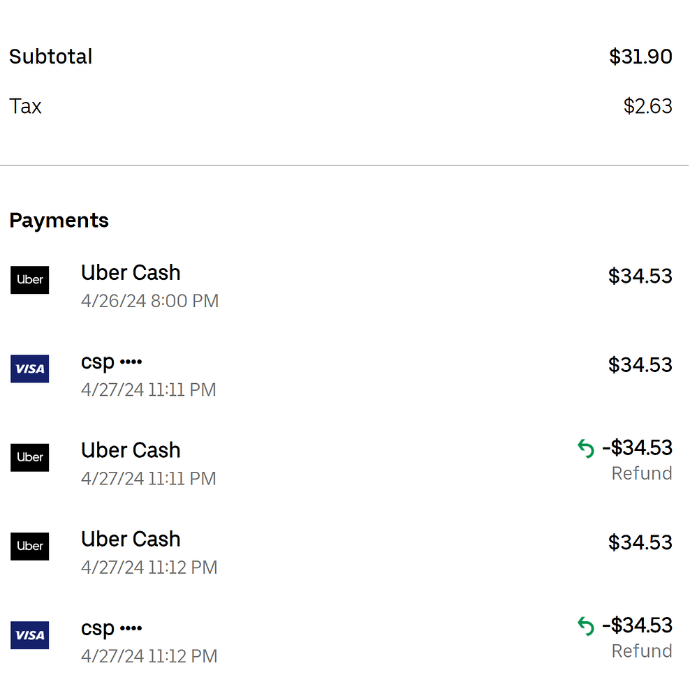 合併兩個月AMEX Uber cash 的DP (2023/10/13更新) - 玩卡 - 美卡论坛