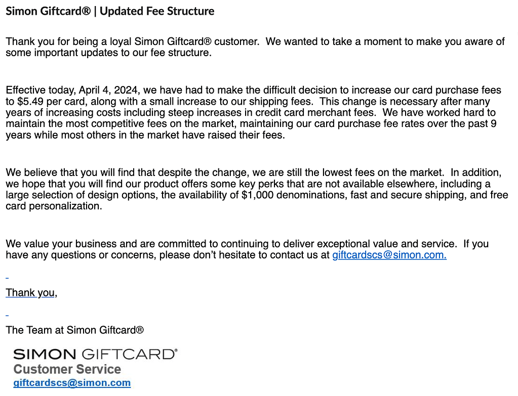 [2024年4月更新] Simon Mall 买 VGC 交税 DP - 玩卡 - 美卡论坛