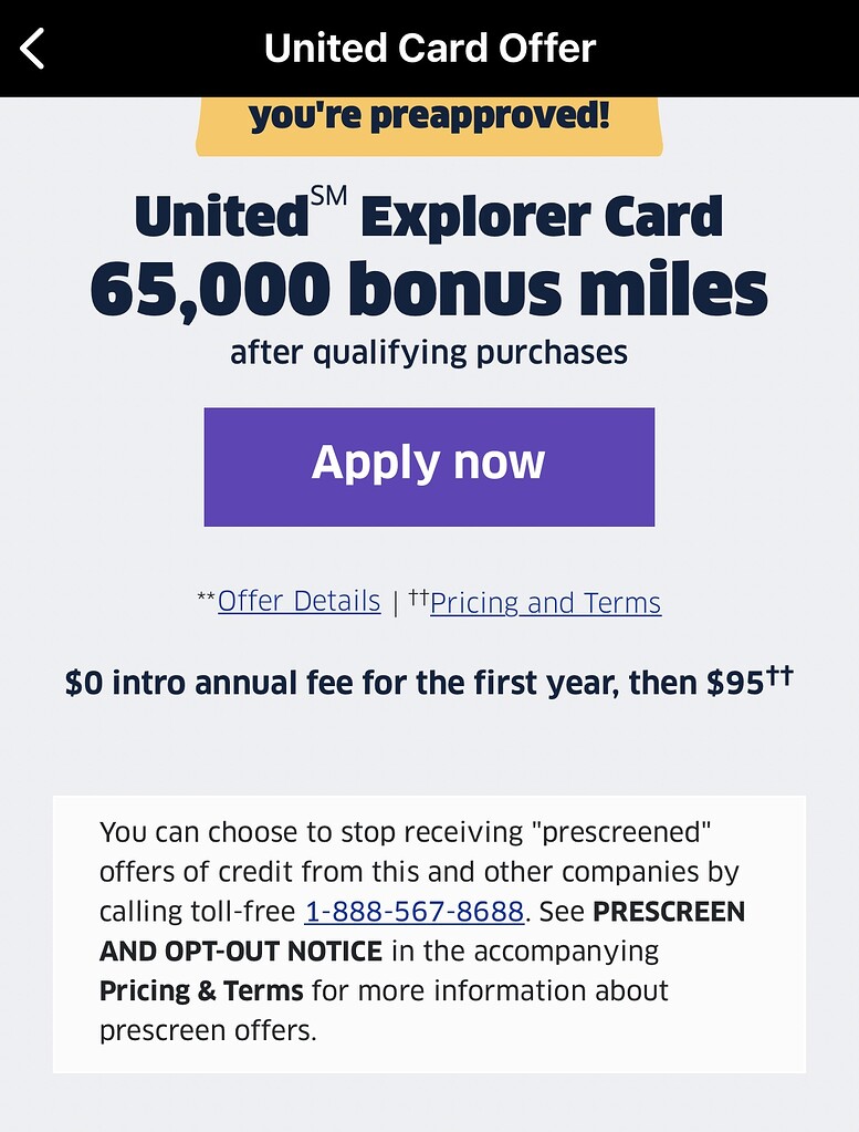 Chase UA Explorer preapproved一定会过吗 - 玩卡 - 美卡论坛