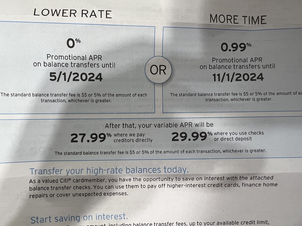 有多少人经常收到citi毫无诚意的balance transfer offer - 信用卡 - 美卡论坛