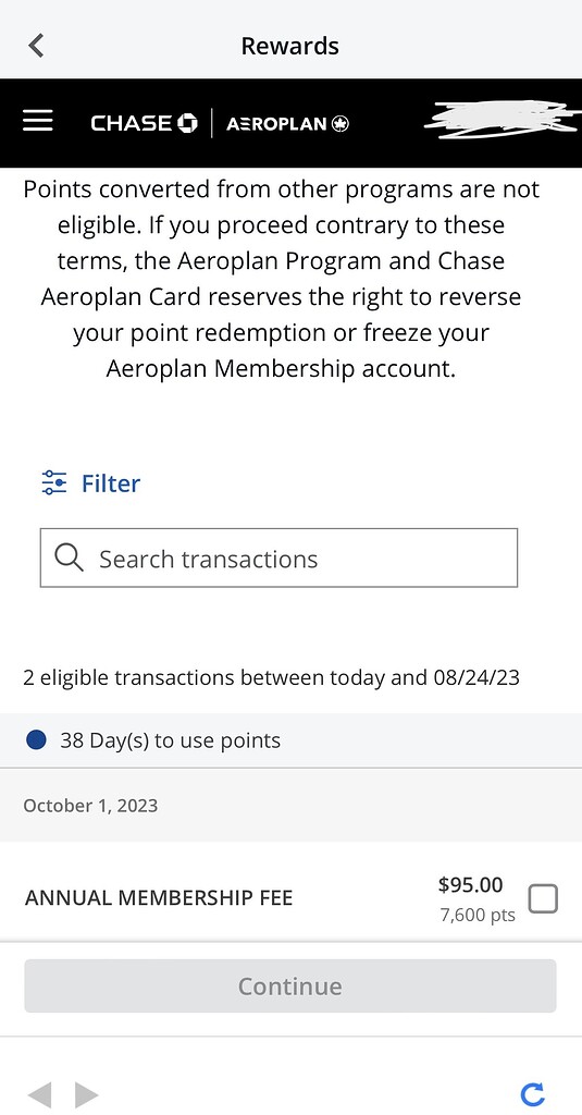 Chase Aeroplan PYB可以抵消年费了 - 玩卡 - 美卡论坛