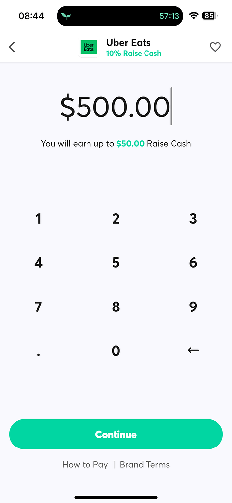Slide（现Raise）上Uber GC 9折，无上限，可Apple Pay - 败家 - 美卡论坛