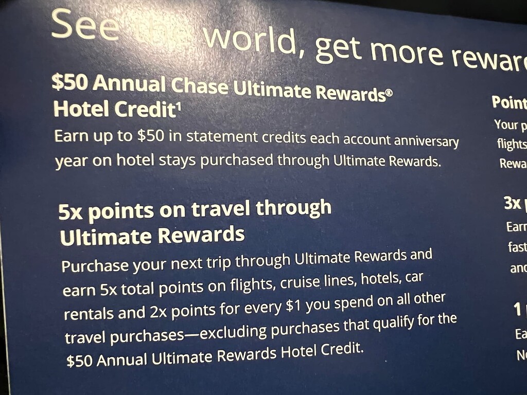 Chase CSP用了50刀酒店credit后就没有5X了？ - 玩卡 - 美卡论坛