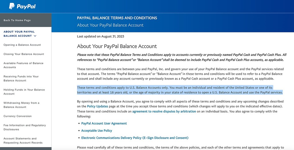 Paypal Balance需要US Resident - 玩卡 - 美卡论坛