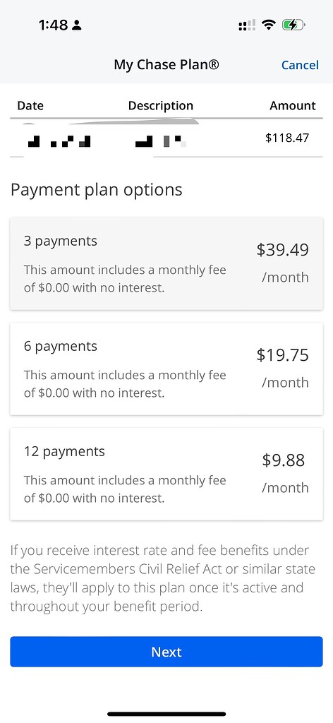 Chase pay over time问题 - 玩卡 - 美卡论坛