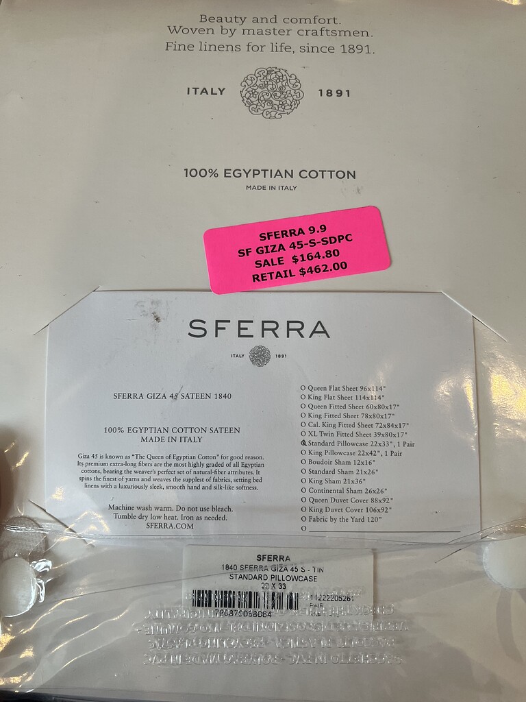 NYC Sample Sales - (Sferra 高级被套 3,4折 11/14/23-11/17/23) - 败家 - 美卡论坛