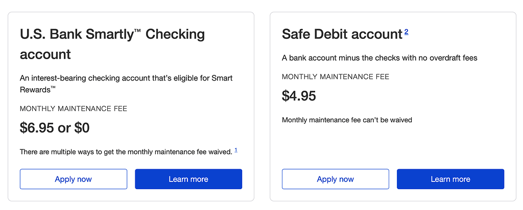 US Bank的Checking体系更新了 - 银行账户 - 美卡论坛