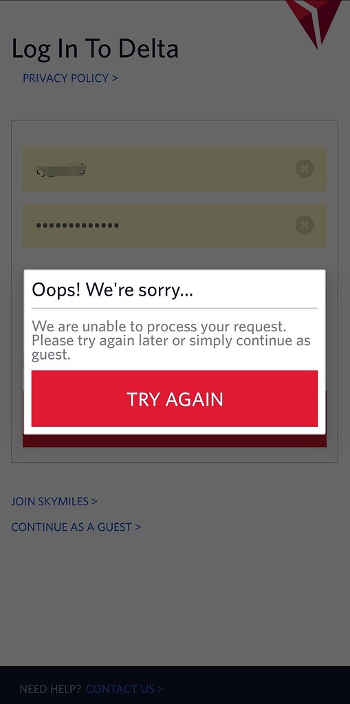 Delta app login - 旅行 - 美卡论坛