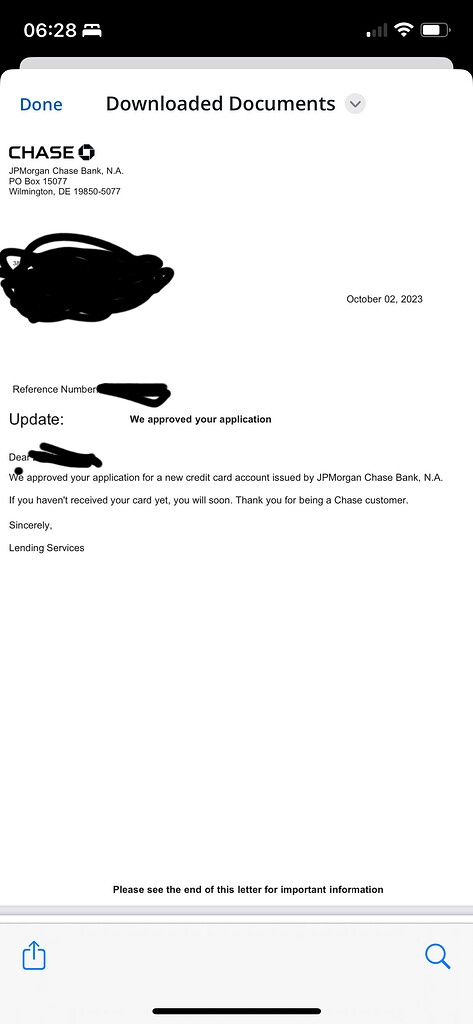 chase迷惑批卡但没看见卡出现在app - 信用卡 - 美卡论坛