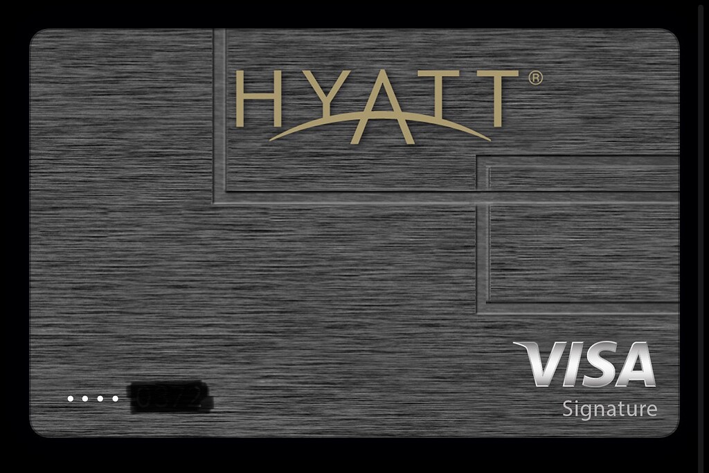 水个贴，apple pay里Hyatt的卡面突然变成了老卡面 - 玩卡 - 美卡论坛