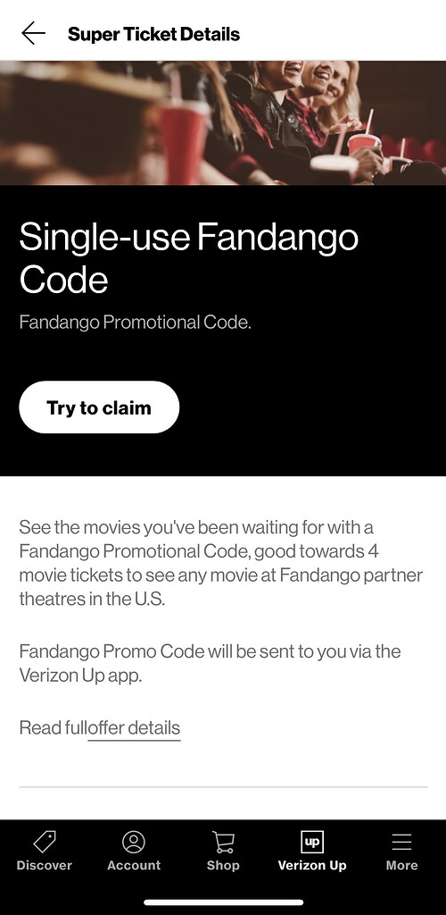 [Verizon Up] fandango promo code - 败家 - 美卡论坛