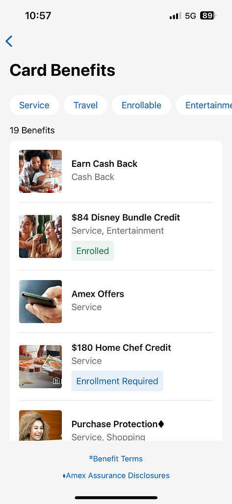 Amex BCE新福利Disney & Home Chef credit - 信用卡 - 美卡论坛