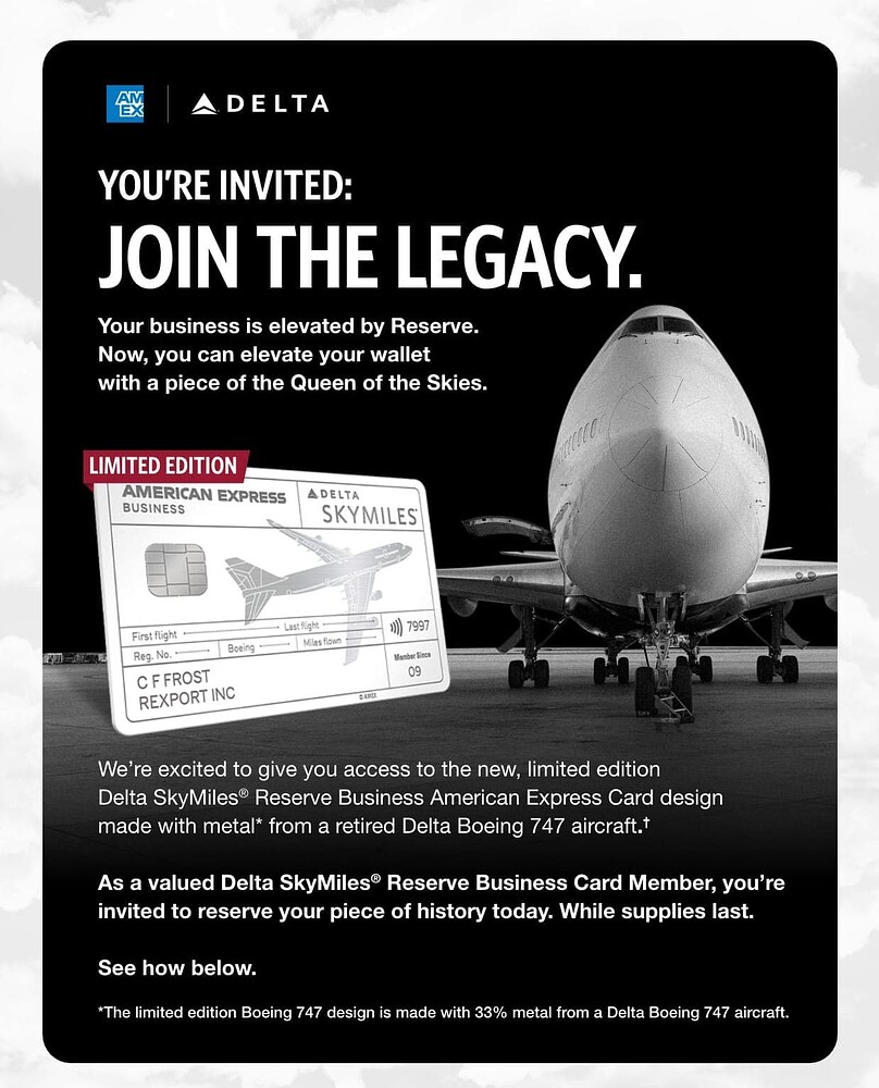 Delta Reserve 波音747限量版卡面 - 第 11 页 - 信用卡 - 美卡论坛