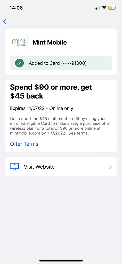 [Amex Offer] mint mobile 90-45 - 手机卡 - 美卡论坛