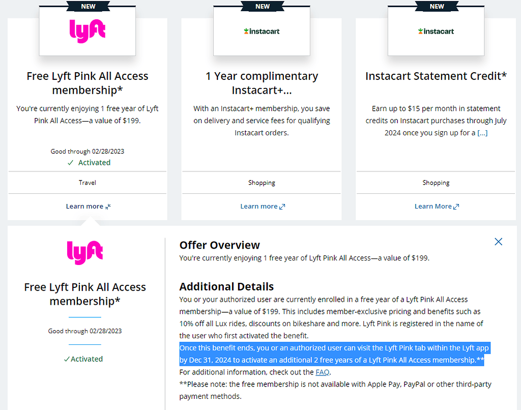 大家注意，CSR有3年的Lyft Pink会员 - 信用卡 - 美卡论坛