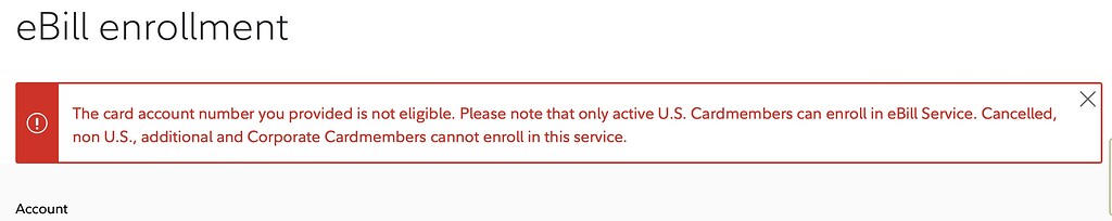 Amex 信用卡无法在fidelity billpay中enroll ebill - 信用卡 - 美卡论坛