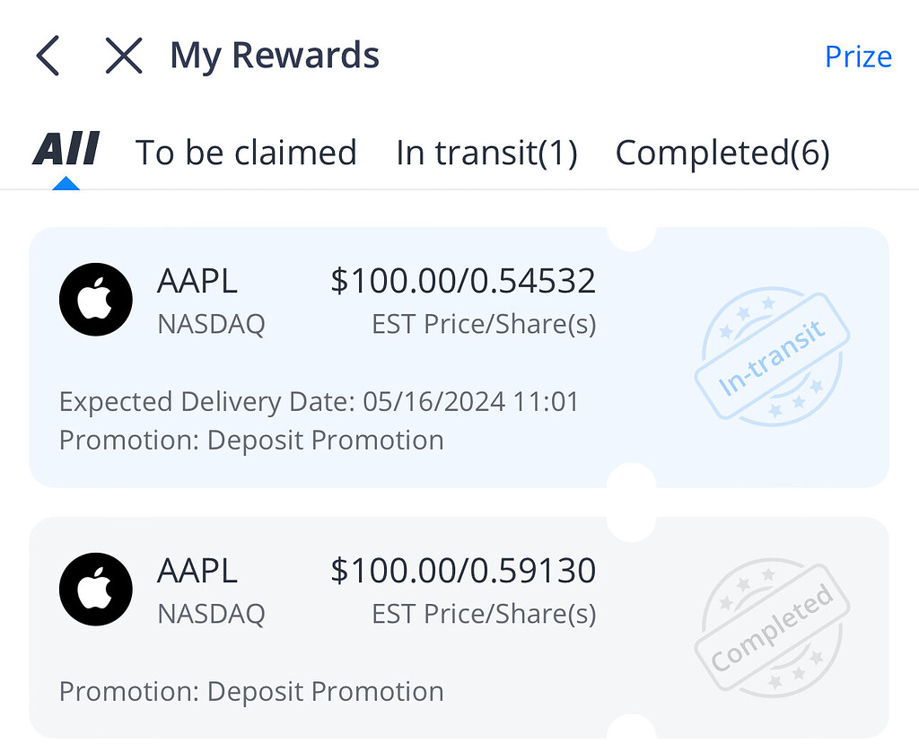 Webull AAPL 苍蝇腿到账了 - 银行账户 - 美卡论坛