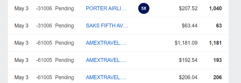 amex 白金 amex travel 5x返现问题 - 信用卡 - 美卡论坛