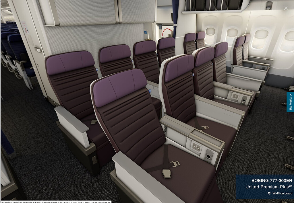 UA858的座位安排 - 来美机票 - 美卡论坛