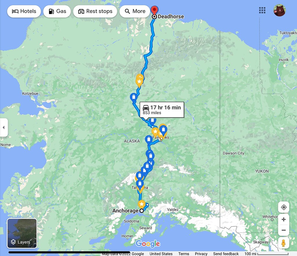 [更新完结] 2022 Labor Day 阿拉斯加自驾游记 - Anchorage 到 Deadhorse - 游记攻略 - 美卡论坛