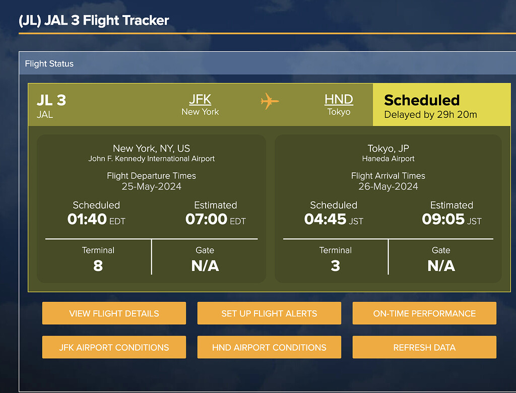 今天（5/25）的JL3怎么了 - 航空常旅客 - 美卡论坛