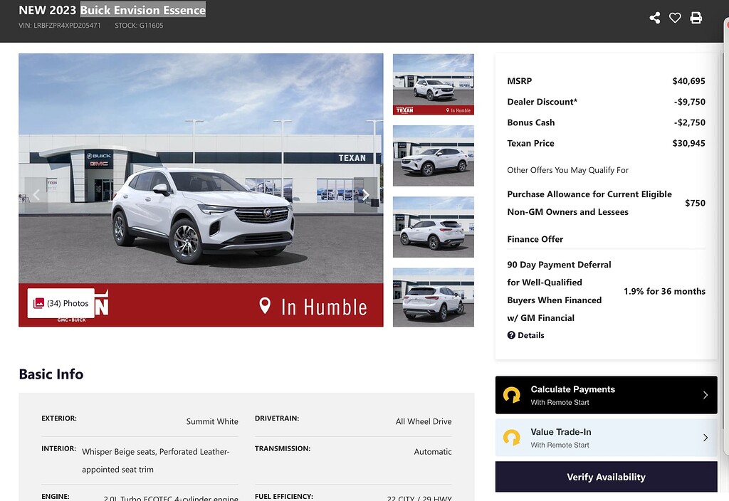 2023 Buick Envision Essence 2023-buick-envision-essence