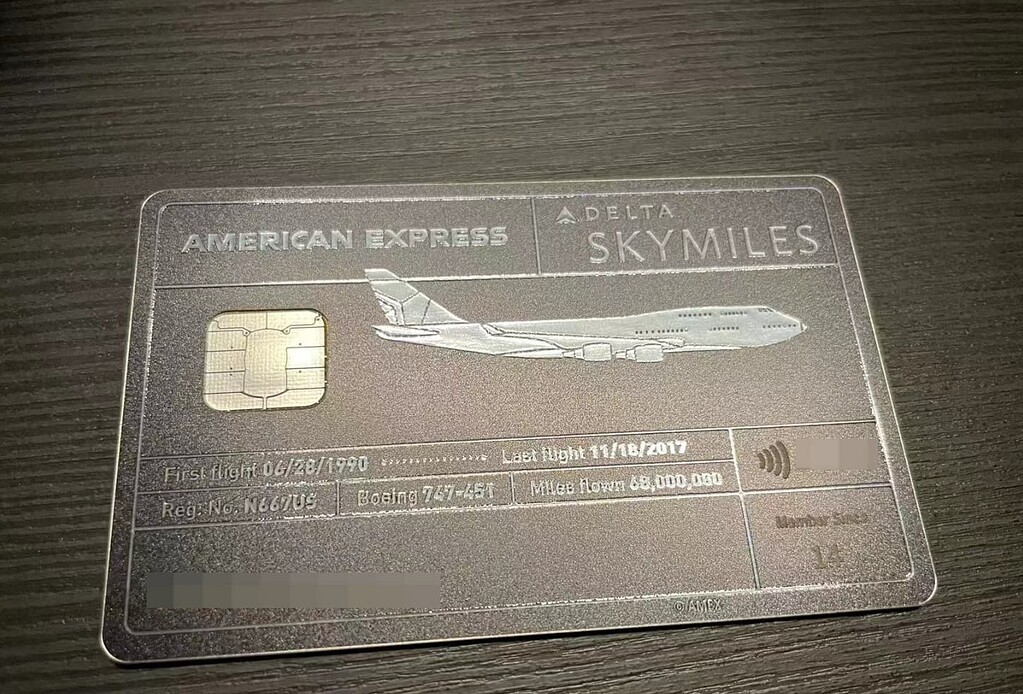 零成本收藏Amex Delta Reserve 747 Limited Edition - 信用卡 - 美卡论坛