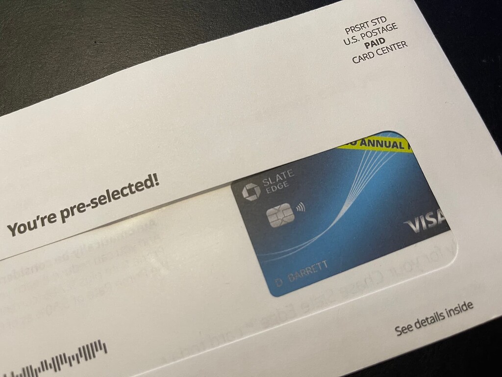 剛剛5/24 又收到Chase的pre-qualified letter，請問這是代表我還能申請Chase card嗎 - 玩卡 - 美卡论坛