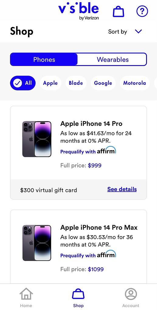 Visible携号转网iPhone 14系列返现$300 - 第 4 页 - 电子产品 - 美卡论坛