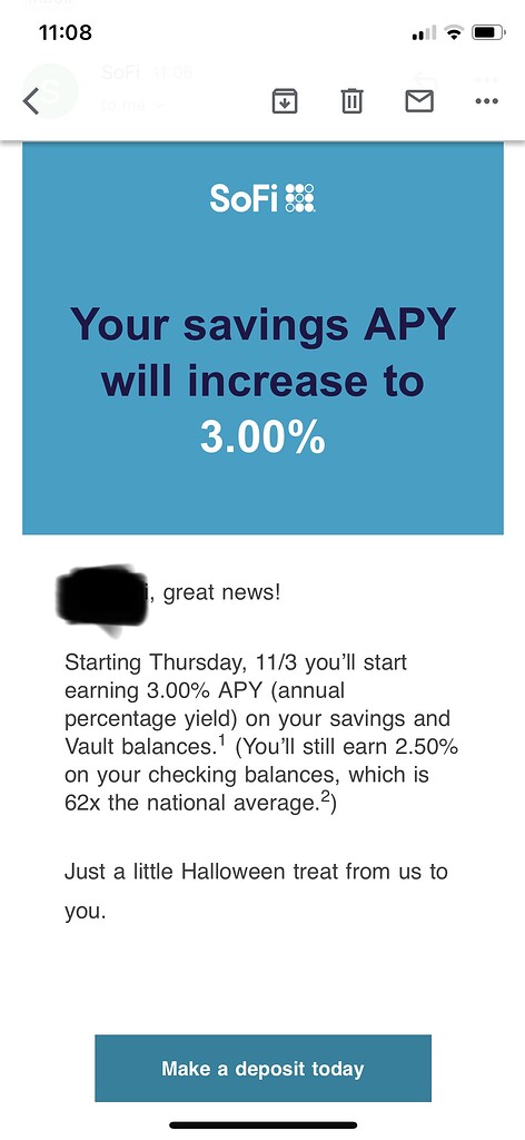 SoFi 3% APY - 银行账户 - 美卡论坛