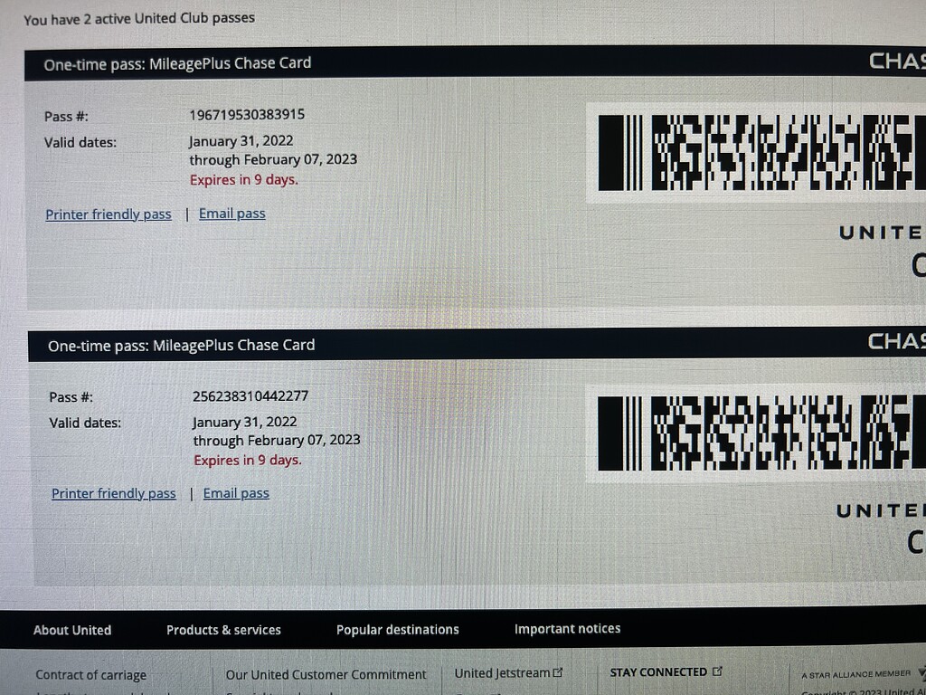 送两张UA pass - 旅行 - 美卡论坛