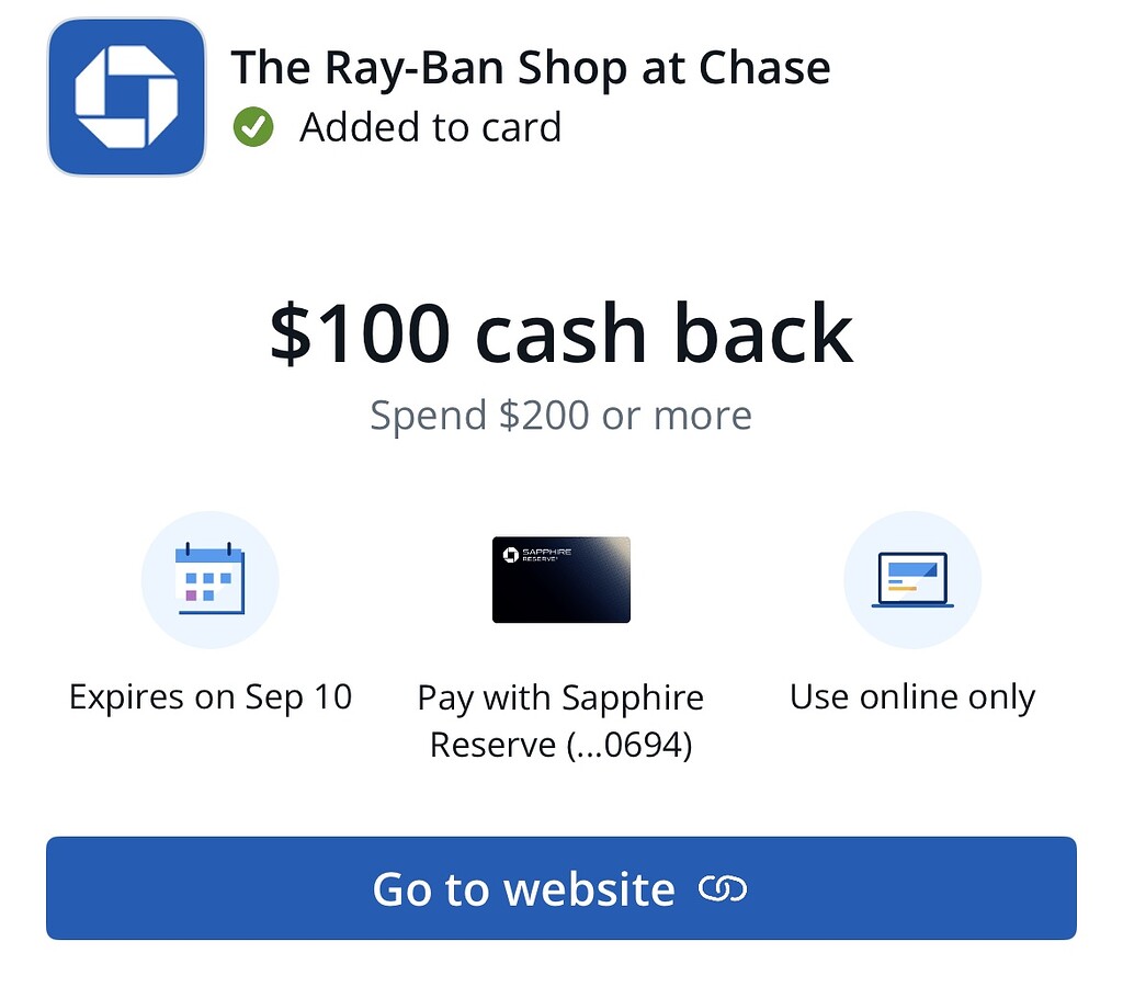 CSR exclusive chase offer & Chase shopping portal - 信用卡 - 美卡论坛
