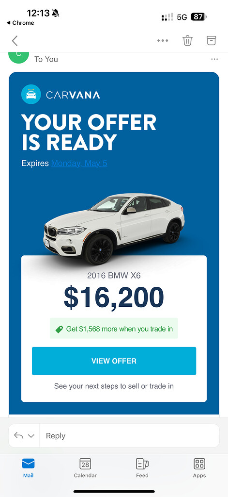 Carmax 和Carvana给的offer，差价高达6000多？ - 汽车 - 美卡论坛