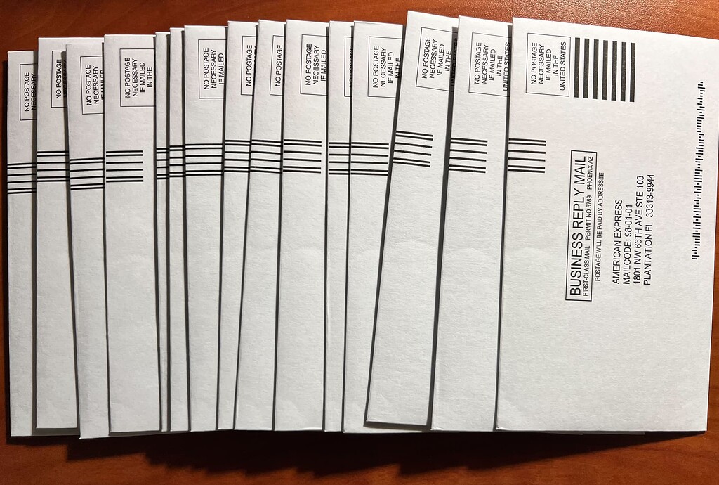 Amex又开始提供prepaid envelope用于金属卡销毁了 - 玩卡 - 美卡论坛