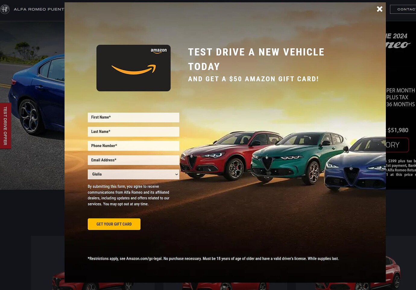 试驾送amazon gc $50起 - 败家 - 美卡论坛