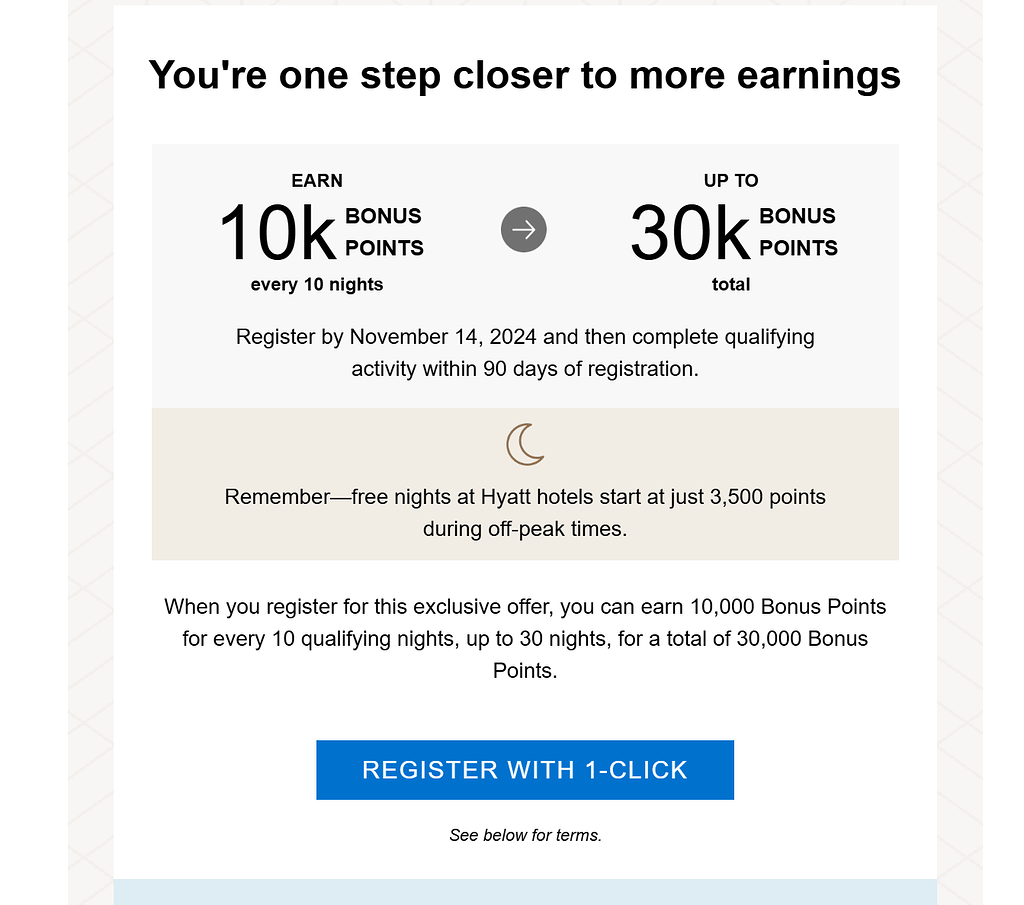 Hyatt Q4 10k BONUS POINTS every 10 nights - 酒店常旅客 - 美卡论坛
