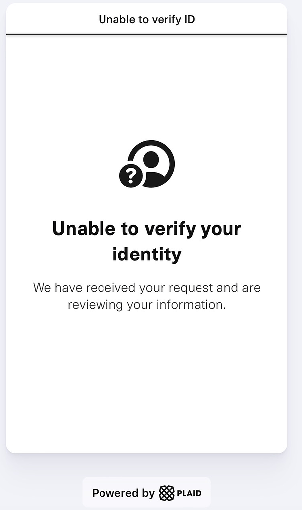 cardless Unable to verify your identity 怎么办 - 玩卡 - 美卡论坛