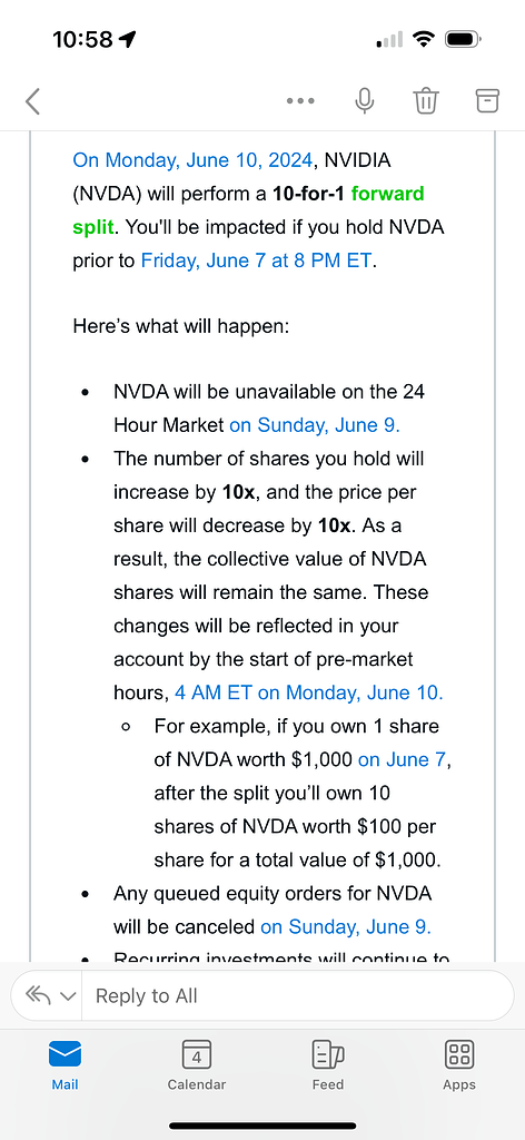NVDA要分股了 - 股市投资 - 美卡论坛