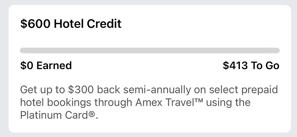 Amex FHR credit - 玩卡 - 美卡论坛