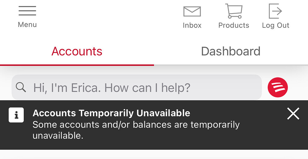 BOA App/online banking现在有问题？ - 银行账户 - 美卡论坛