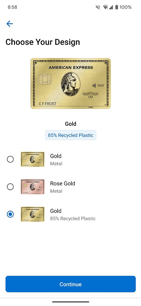 Amex gold "new" design - 信用卡 - 美卡论坛
