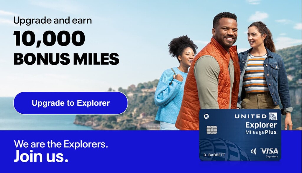 Chase UA Gateway 升级 Explorer 羊毛 - 信用卡 - 美卡论坛