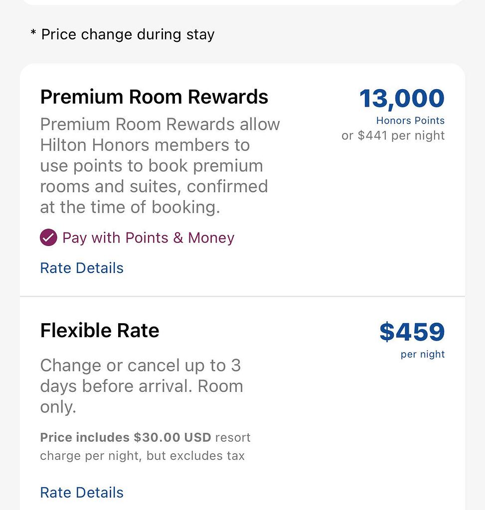 [DEAD] Hilton Premium Room Rewards这么便宜的吗？ - 第 8 页 - 酒店常旅客 - 美卡论坛