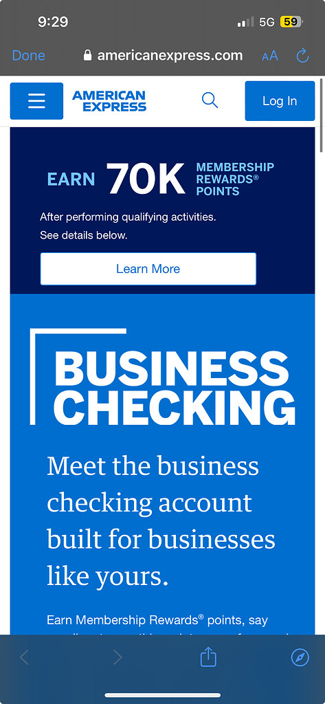 Amex biz checking 70k 衝不衝？ - 玩卡 - 美卡论坛