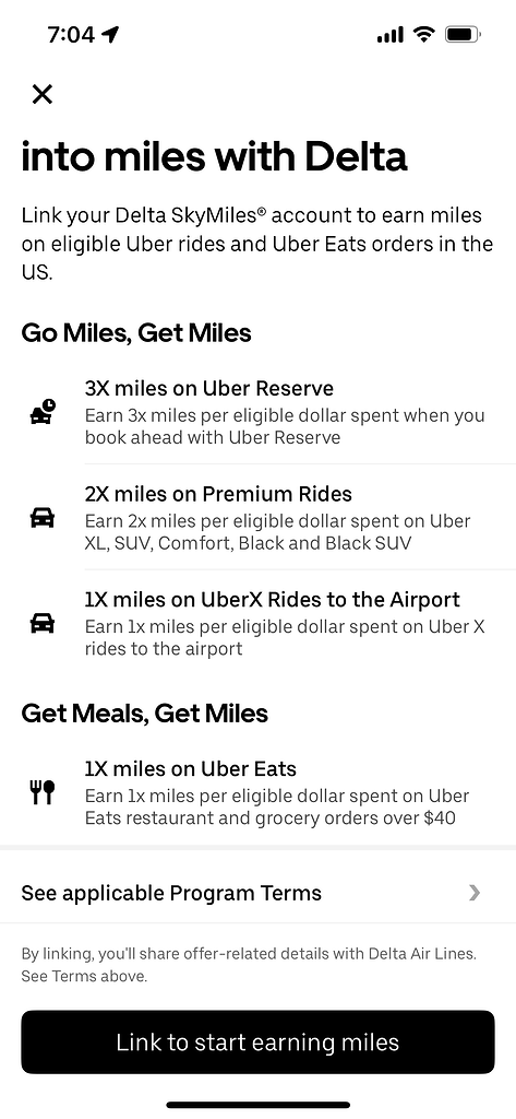 Uber Delta合作 - 玩卡 - 美卡论坛