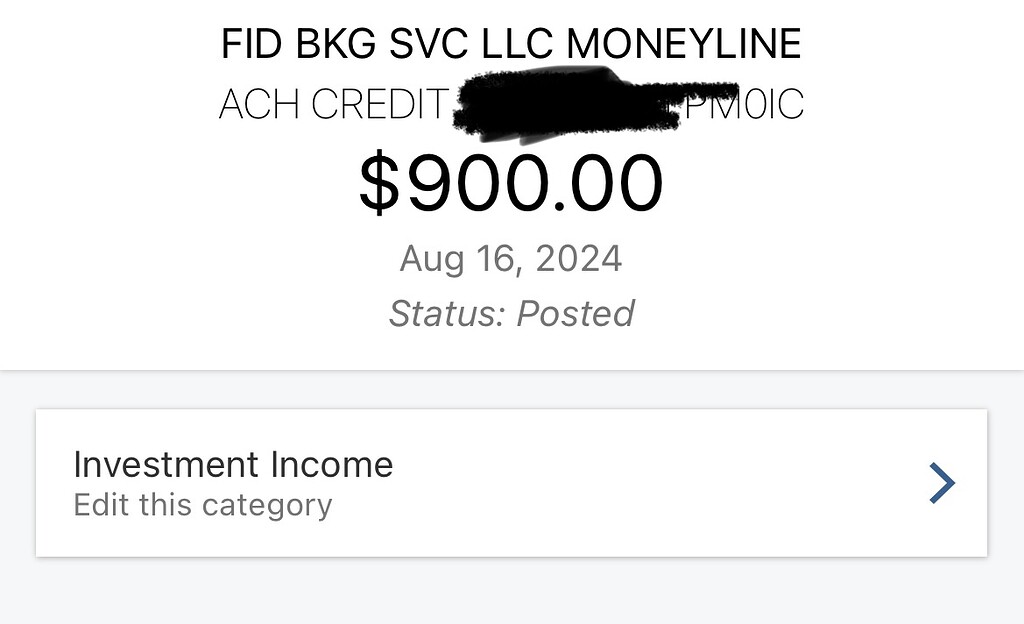 PNC用Fidelity fake DD，显示investment income是失败了吗 - 玩卡 - 美卡论坛